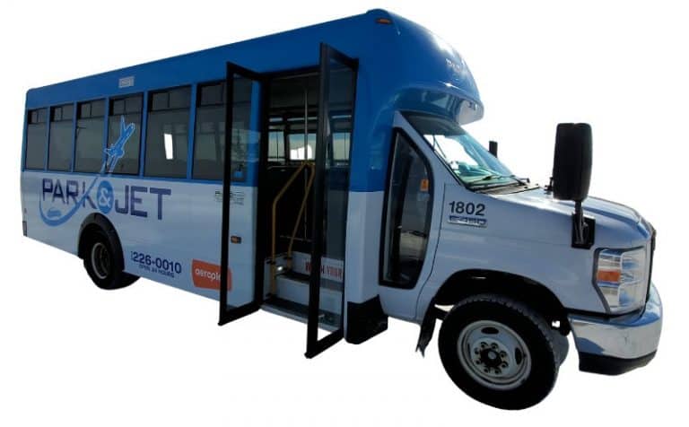 Calgary Airport Parking Shuttle Bus Tour by Park & Jet Calgary (YYC)